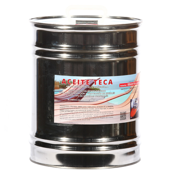 Aceite de Teca. Cuidado de madera de Teca - Barnices Mora